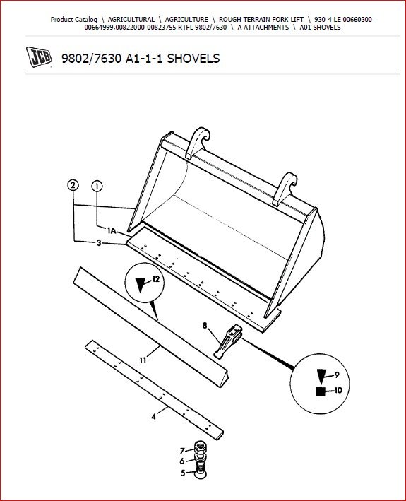 Jcb 930-4 Le Forklift Parts Catalogue Manual- PDF DOWNLOAD ...