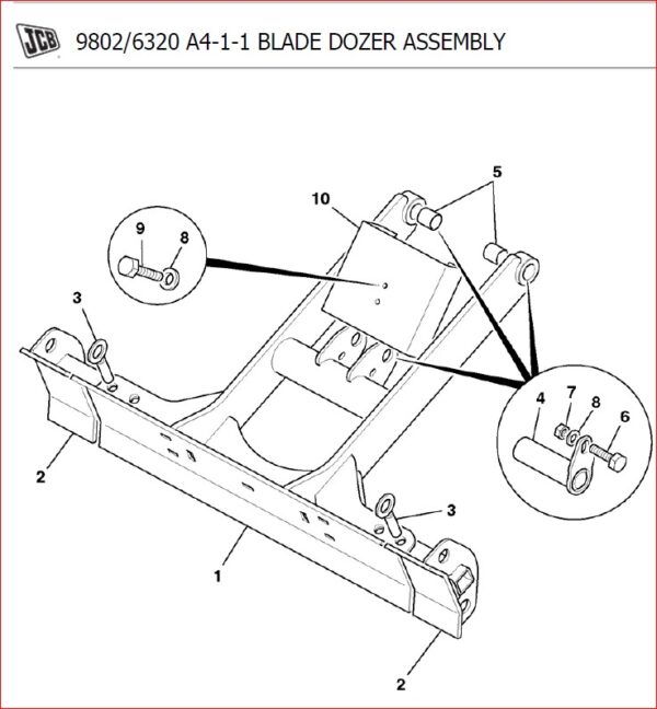 Jcb Micro 8008 Parts Catalogue Manual Sn 00763500-00764676 01239500 ...