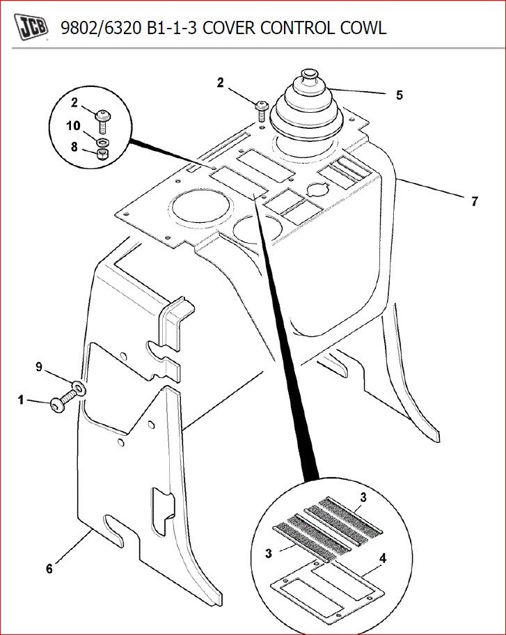 Jcb Micro 8008 Parts Catalogue Manual Sn 00763500-00764676 01239500 ...
