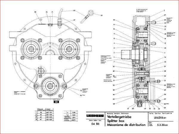 Liebherr Lr 611 621 631 641 Crawler Loader Service Manual 1 ...