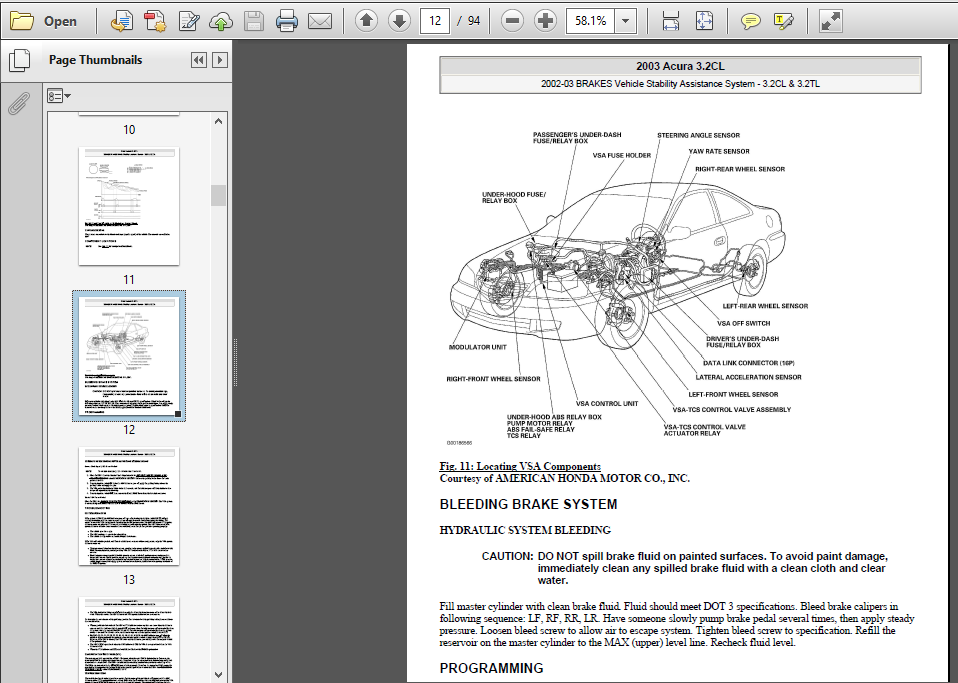 2001-2003 Acura Cl Service Repair Manual – PDF Download – HeyDownloads ...