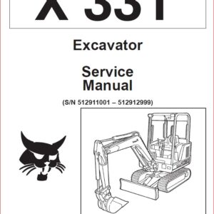 Bobcat Excavator CT120 Electrical Wiring & Hydraulic/Hydrostatic Schematic Manual V-0916 - PDF ...