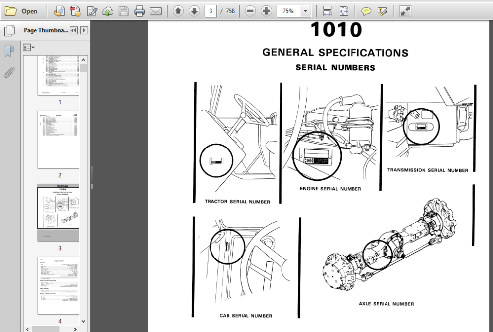 Case IH Tractor 2470 COMPLETE Service Manual (9-75275R0) - PDF Download