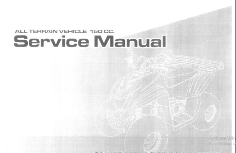 Dinli 150cc Atv Workshop Service Repair Manual - DOWNLOAD ...