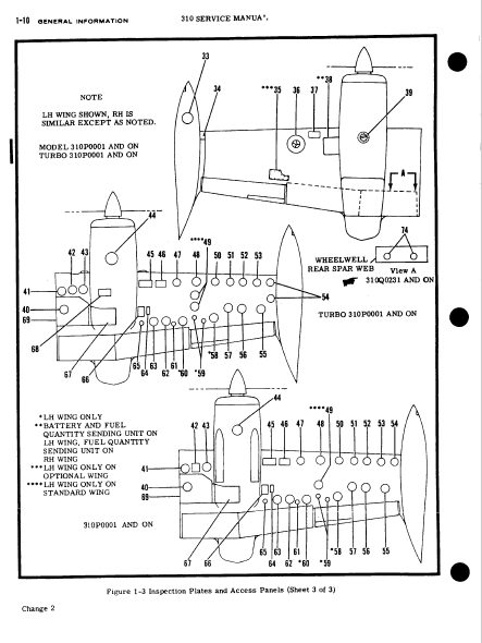 Cessna 310 P Q maintenance service manual 1969 - 1974 - PDF Download ...