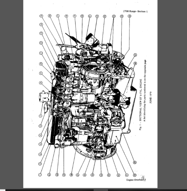 Ford 2712E, 2713E, 2714E Diesel Engine Service Repair Manual - PDF Download