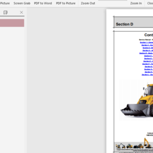 JCB 805, 805B, 806B, 807B, 808 Tracked Excavator Service Repair Manual ...