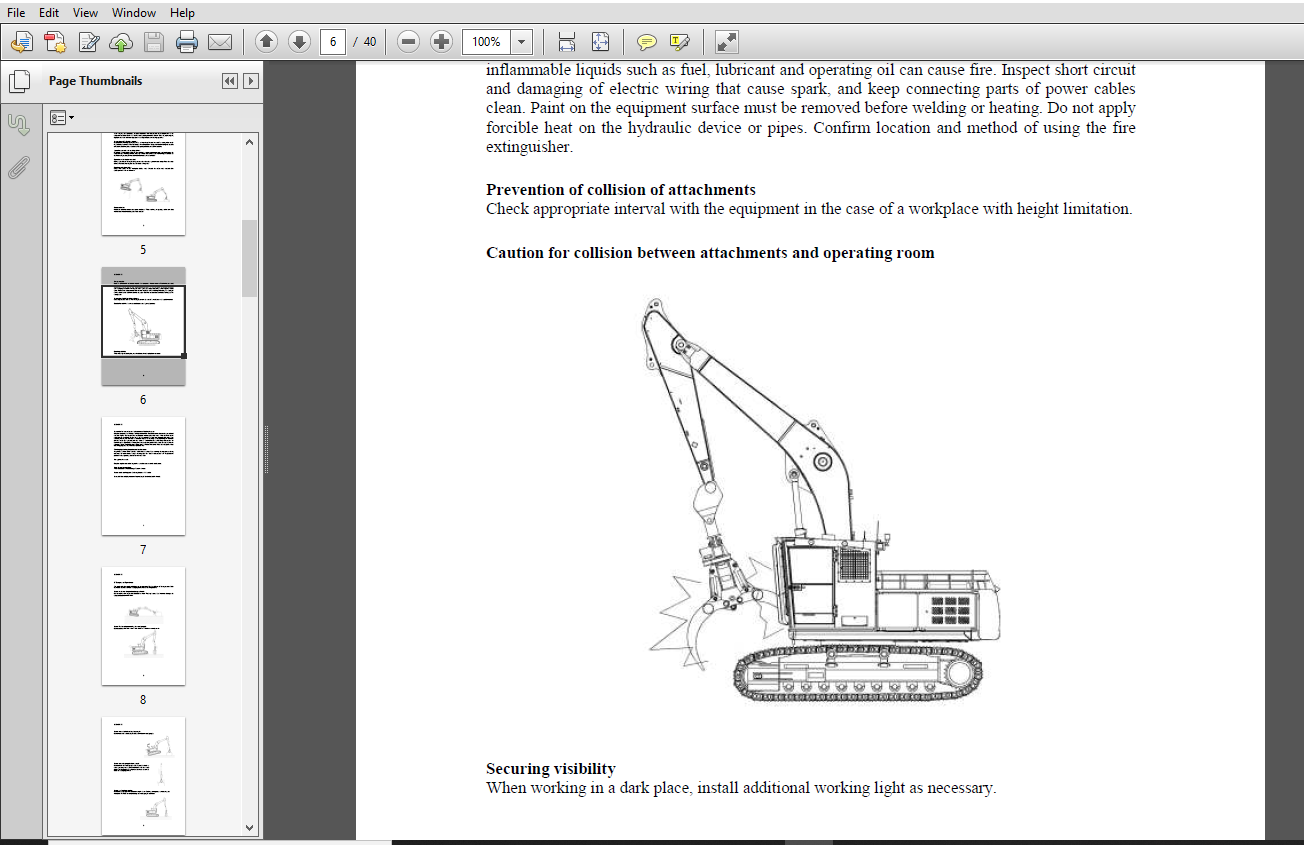 Hyundai R320LC-9FC Crawler Excavator Operators Manual – PDF Download ...
