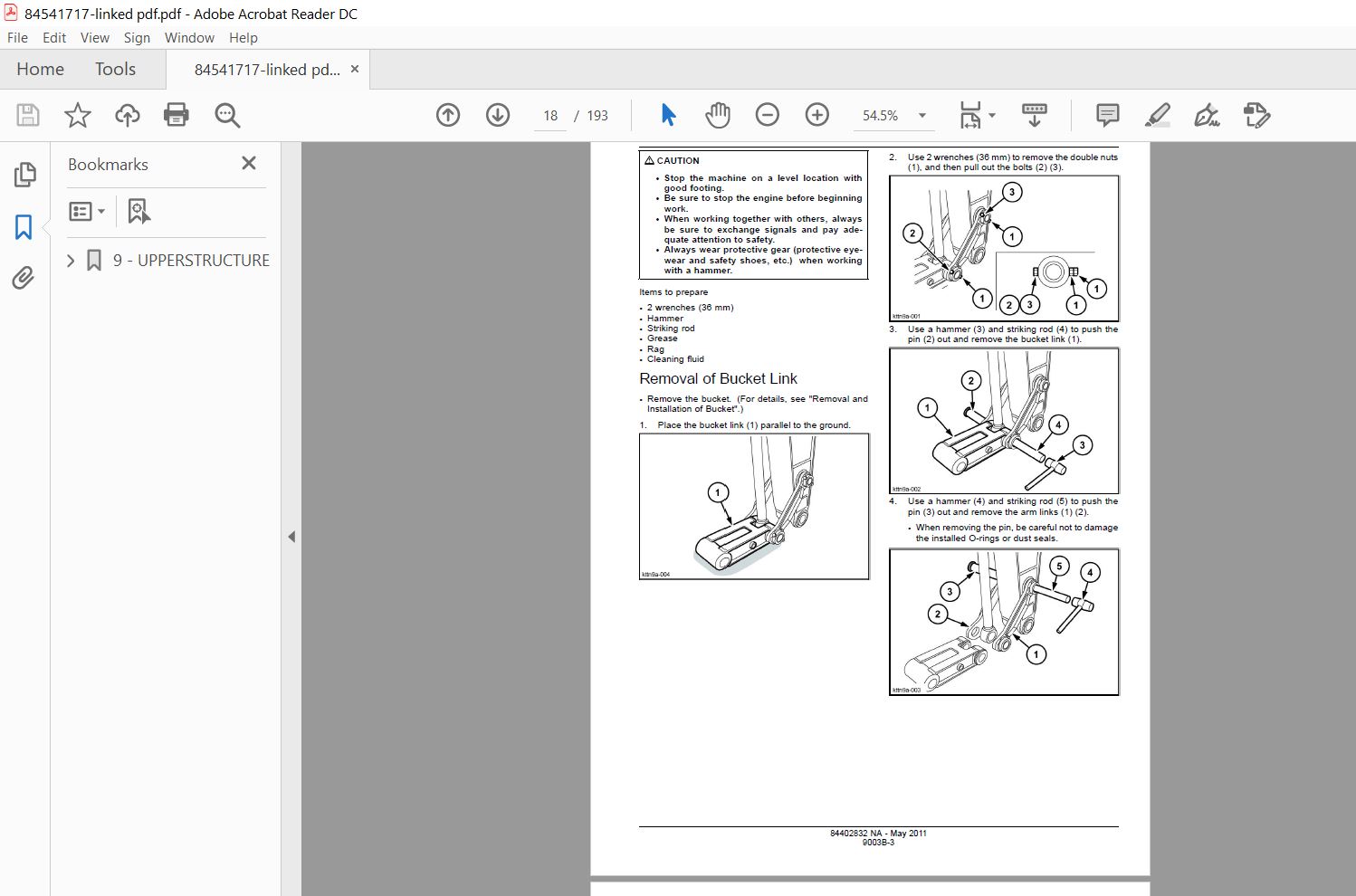 Case CX350C Tier 4 Crawler Excavator Service Repair Manual Case CX350C ...