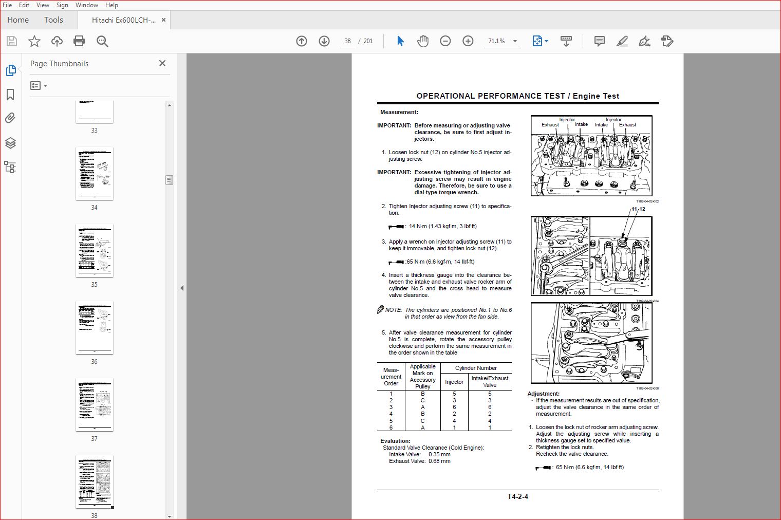 Hitachi Ex600LCH-5 Excavator Technical Troubleshooting Manual - PDF ...