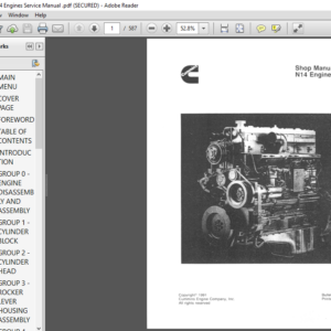 Yanmar 6HAE 6HAME 6HA-HTE & 6HAM-HTE Diesel Engine Parts Catalog Manual 0CR10-G23603 - PDF ...