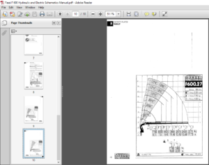 Fassi F600 Hydraulic and Electric Schematics Manual - PDF DOWNLOAD