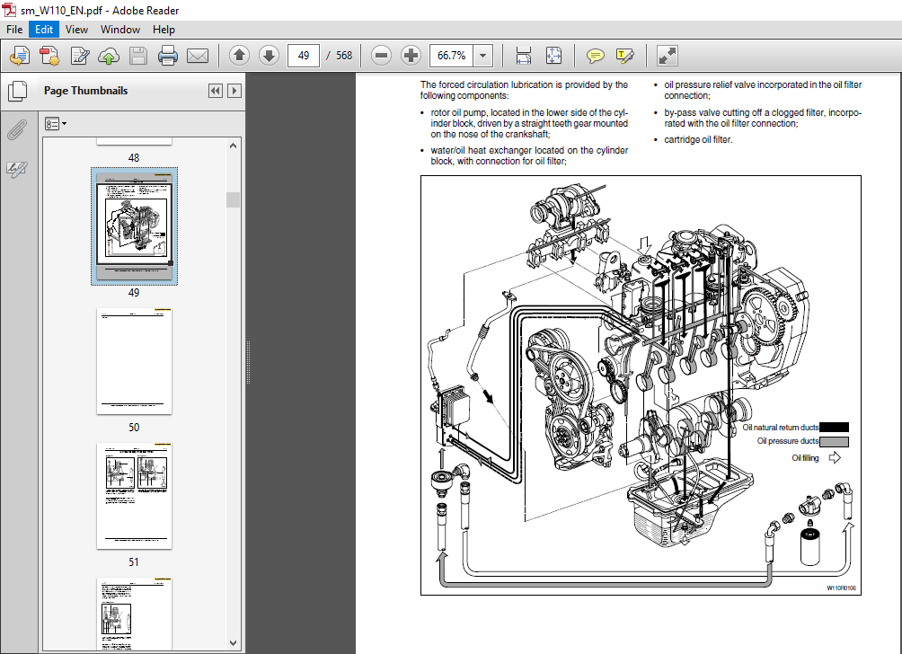 New Holland W110 W110TC Wheel Loader Workshop Manual 604.13.487.00 ...