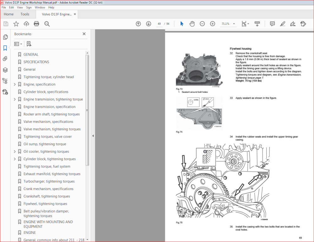Volvo D13F Engine Workshop Manual – PDF DOWNLOAD – HeyDownloads ...