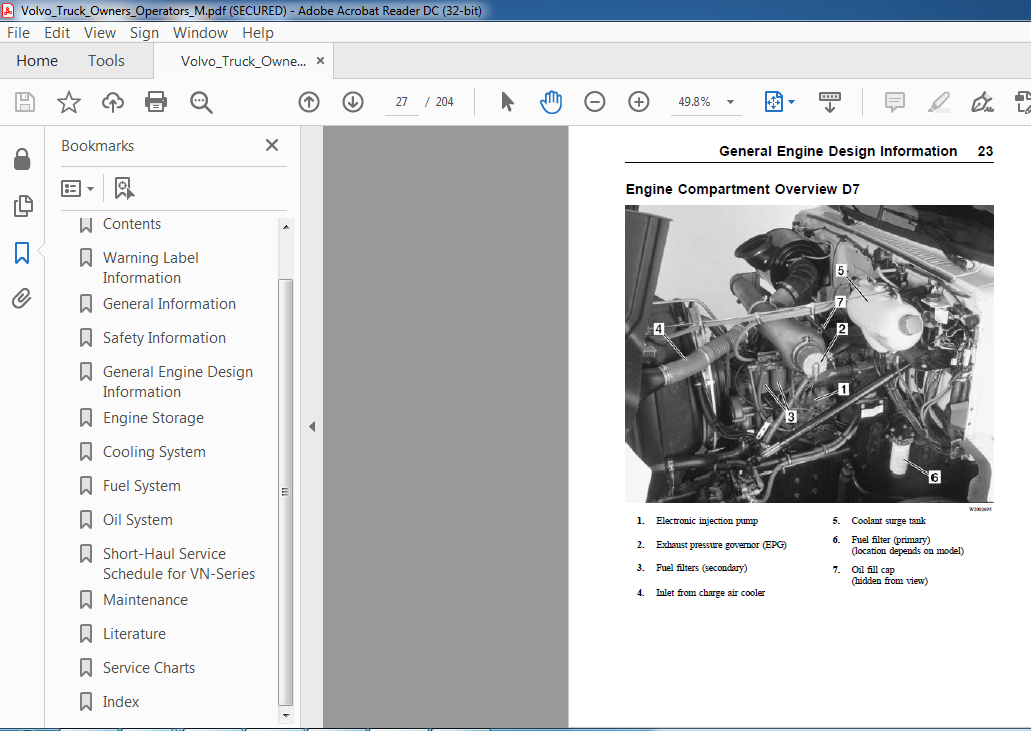Volvo Engine Operator's & Maintenance Manual - PDF DOWNLOAD ...