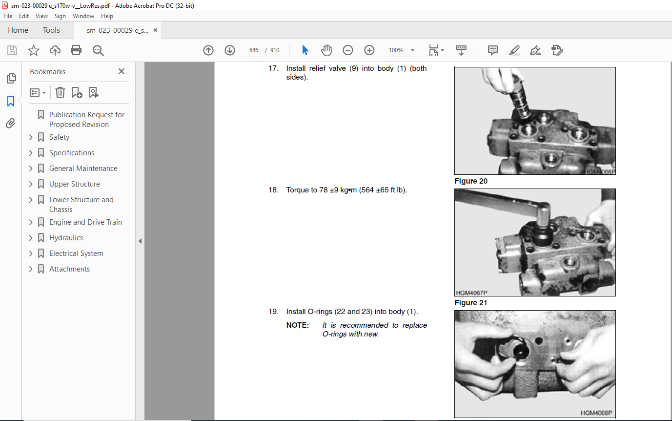DAEWOO DOOSAN S170 W V EXCAVATOR SHOP MANUAL 023-00029E – PDF DOWNLOAD ...