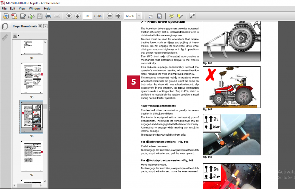 Massey Ferguson HD 2600 Series HD Series 2660 HD Series 2670 and HD ...