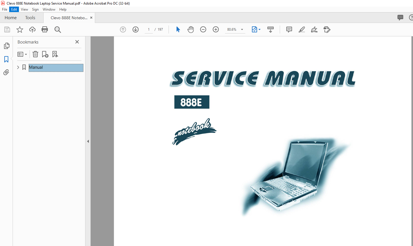 Clevo 888E Notebook Laptop Service Manual - PDF DOWNLOAD - HeyDownloads ...