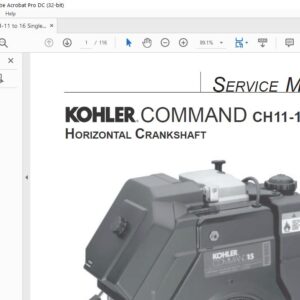 KOHLER ENGINE COMMAND PRO CS SERIES 4-12 HP HORIZONTAL CRANKSHAFT ...