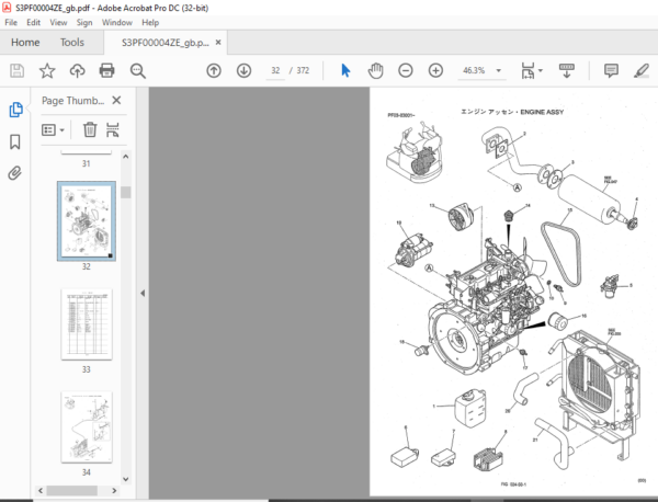 Kobelco SK16 SK17 Parts Manual - PDF DOWNLOAD - HeyDownloads - Manual ...