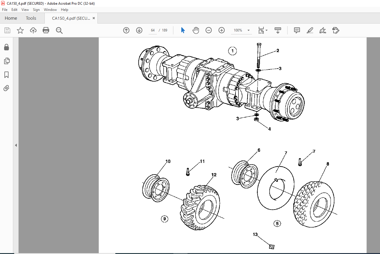 Dynapac CA150PD Spare Parts Catalogue SCA150PD-US2EN1 – PDF DOWNLOAD ...