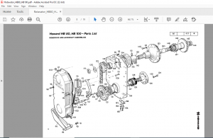 Howard Rotavator HB 80 HB 100 Spare Parts Manual - PDF DOWNLOAD