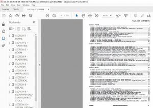 JLG 30E 35E N35E 40E N40E 45E Parts Manual (3120862) - PDF DOWNLOAD ...
