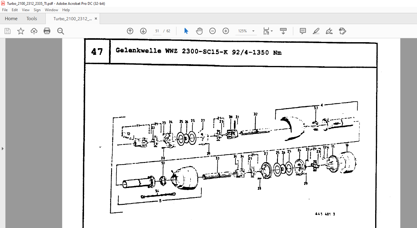 KRONE Turbo 2100/Ti, 2312/Ti Turbo 2335/Ti SPARE PARTS MANUAL- PDF ...