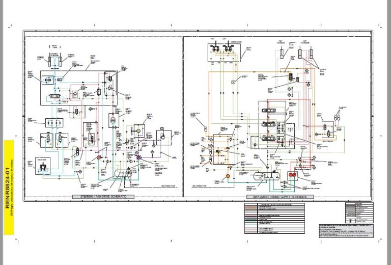 CAT 990H Series II Wheel Loader Tier 3 Hydraulic System Schematic ...