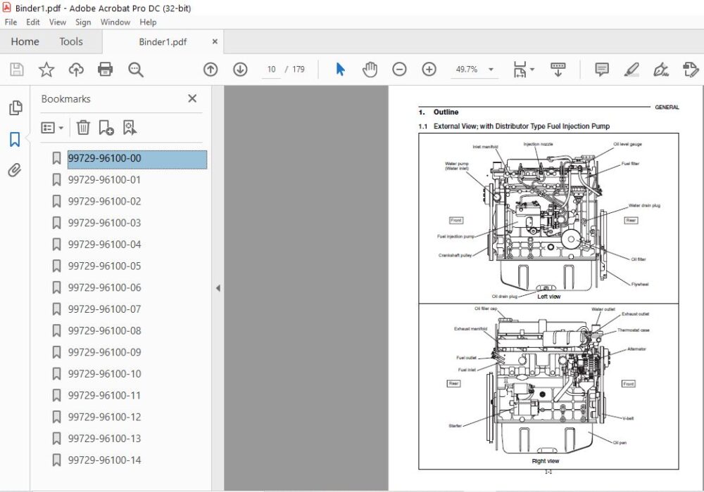 Caterpillar Cat DP25 MC Lift Trucks Service Manual - Complete Set - PDF ...