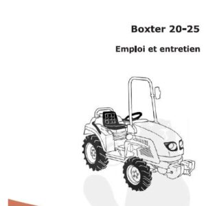 Goldoni Boxter 20-25 Tractor - HeyDownloads - Manual Downloads