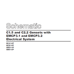 EN CAT Engine - Generator Set C1.5 C2.2 with EMCP3.1 EMCP3.2 Electrical ...