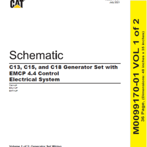 EN CAT Engine - Generator Set C13 C15 C18 EMCP 4.4 Control Electrical ...