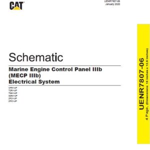 EN CAT Marine Products Engine Control Panel IIIb (MECP IIIb) Electrical ...