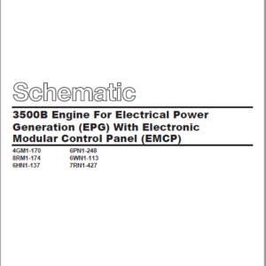 EN Cat 3500B Engine for Electrical Power Generation (EPG) with ...