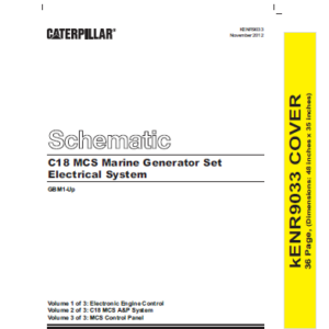 EN Cat Marine Products C18 MCS Marine Generator Set Electrical System ...