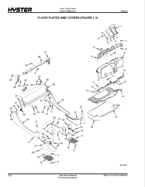 Hyster S80-120FT S80-100FTBCS S120FTS S120FTPRS (H004) Parts Manual ...