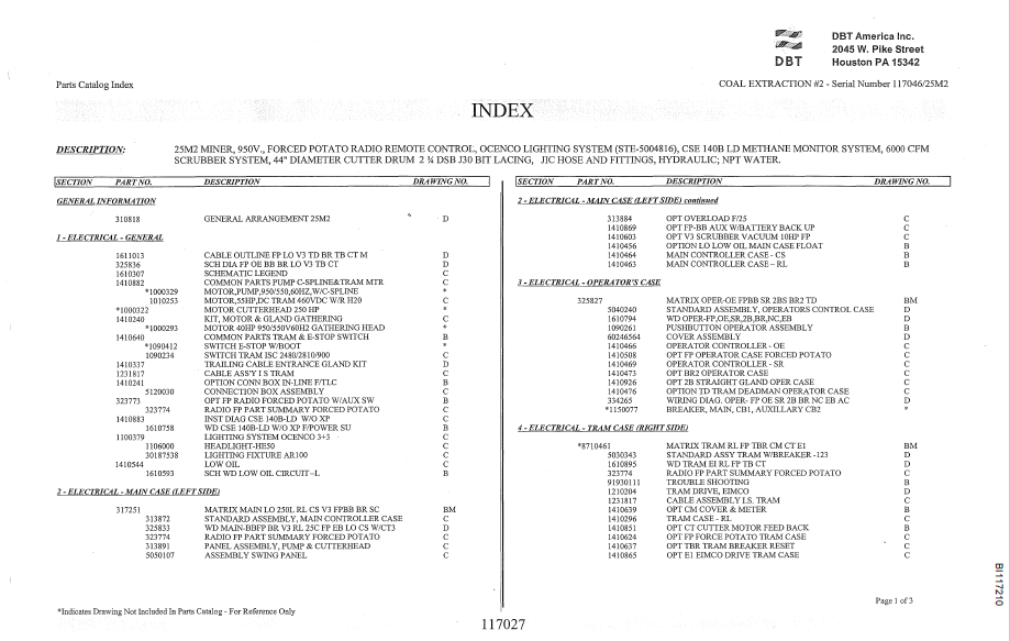CAT Continuous Haulage CM230 25M2 Parts Manual - PDF DOWNLOAD ...
