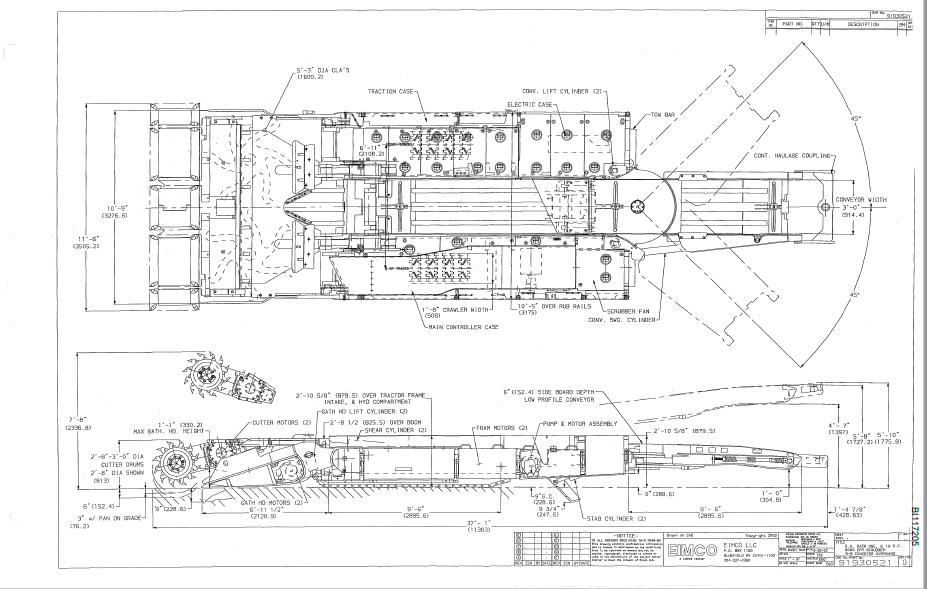 CAT Continuous Haulage Dash One Miner Parts Catalog Manual - PDF ...
