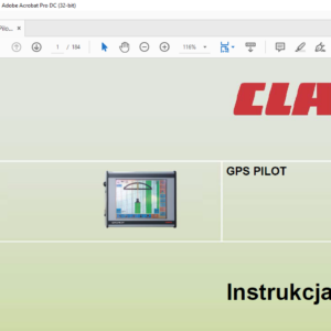 Claas GPS PILOT Instrukcja obsługi - PDF DOWNLOAD - HeyDownloads ...
