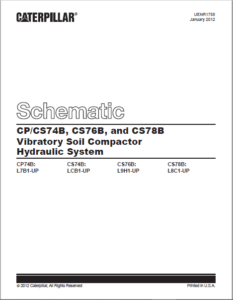 EN CAT Paving Compactor CP CS74B CS76B CS78B Vibratory Soil Hydraulic ...