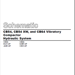 EN cat CB54 CB54 XW and CB64 Vibratory Compactor Hydraulic System ...