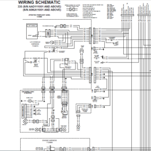 Bobcat 335 Wiring Electrical Schematic + Hydraulic/Hydrostatic Schematic Manual - PDF DOWNLOAD ...