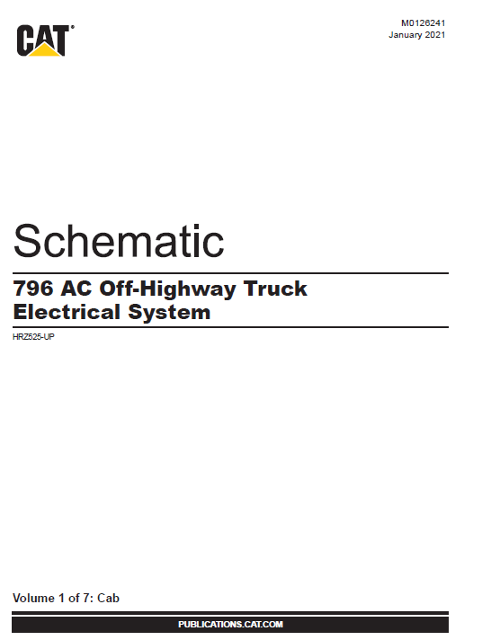EN CAT Off-Highway Truck 796 AC Off-Highway Truck Electrical System ...
