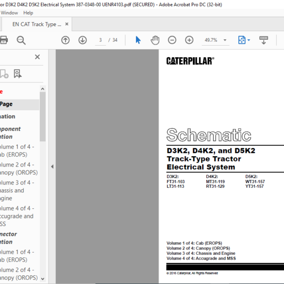 EN CAT Track Type Tractor D3K2 D4K2 and D5K2 Track-Type Tractor ...
