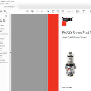 Fleetguard FH230 Series Fuel Pro Diesel Fuel Filtration System ...