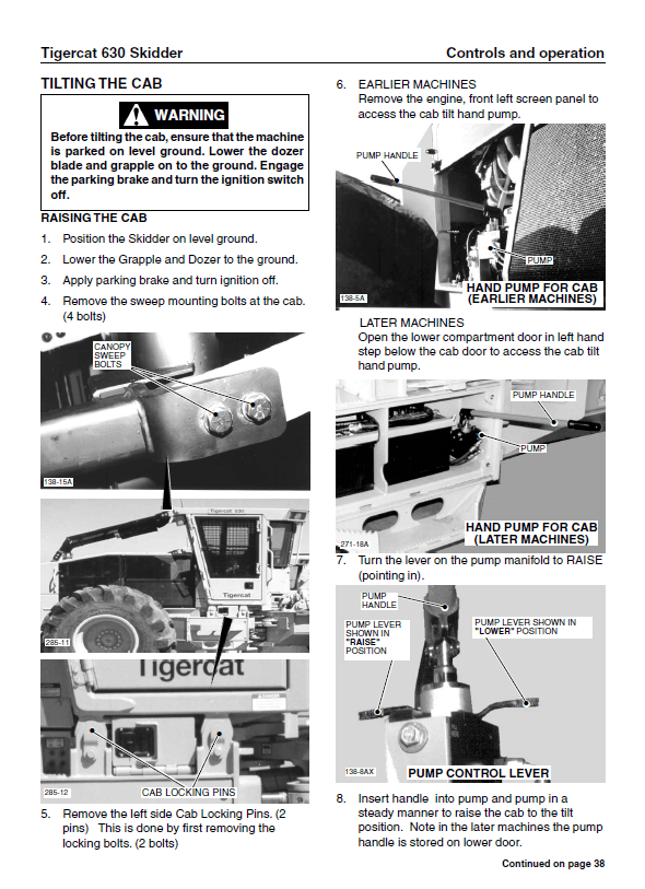 Tigercat 630 SKIDDER Operator’s Manual – PDF DOWNLOAD – HeyDownloads ...