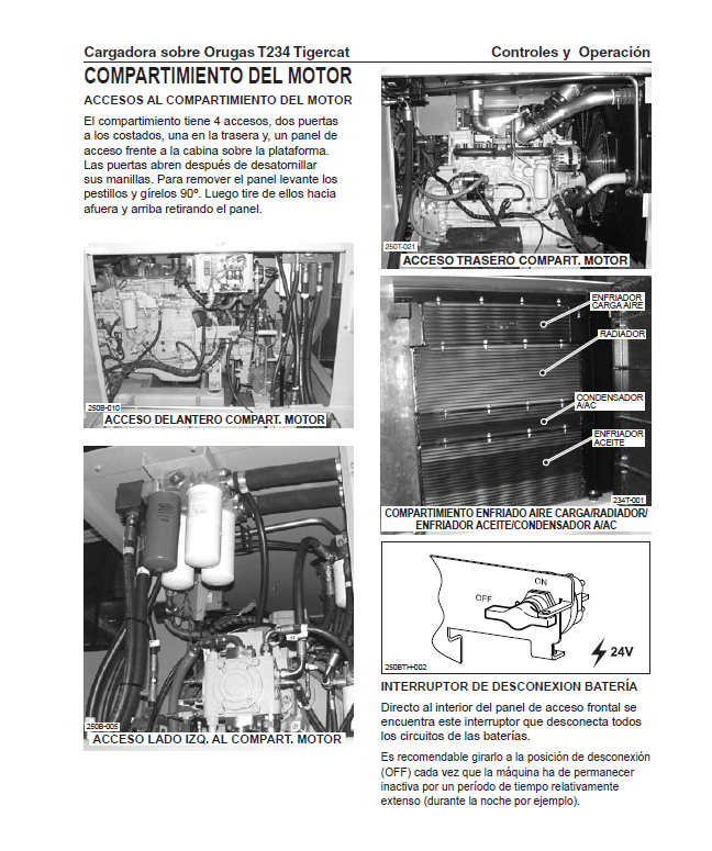 Tigercat T234 Cargadora sobre Orugas Manual Del Operador – PDF DOWNLOAD ...