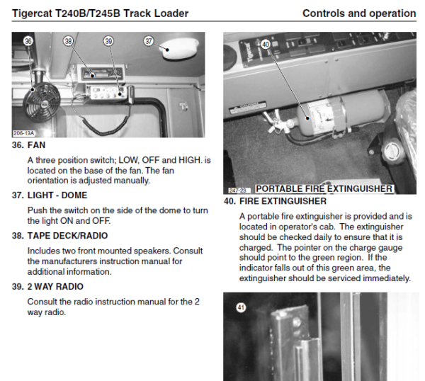 Tigercat T240B T245B Track Loader Operator’s Manual – PDF DOWNLOAD ...