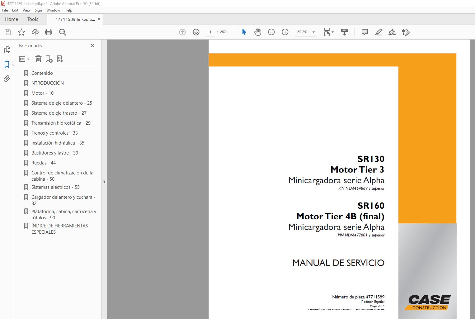 Case SR130 Motor Tier 3 SR160 Motor Tier 4B (final) Minicargadora serie ... Case SR130 Motor Tier 3 SR160 Motor Tier 4B (final) Minicargadora serie ...